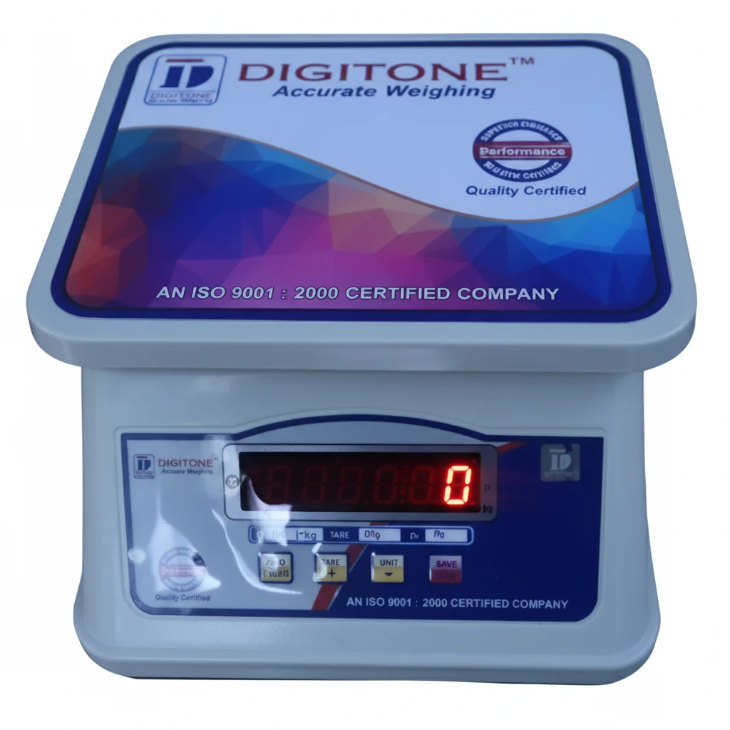 ABS Table Top Weighing Scale Capacity – 20kg & Accuracy – 1g | Digitone ...
